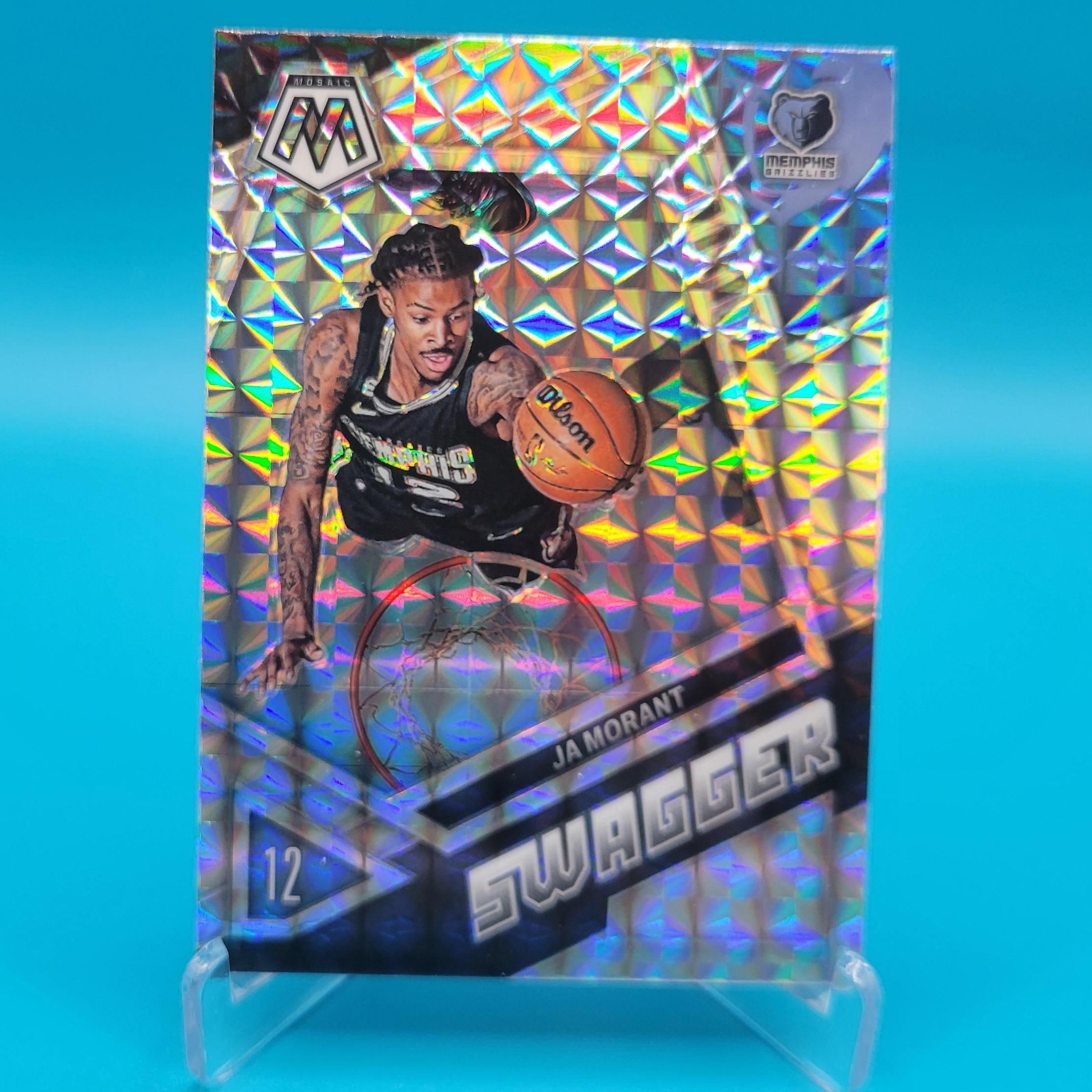 Ja Morant 2022-2023 Mosaic 3-card Silver Prizm Basketball Card Lot ...