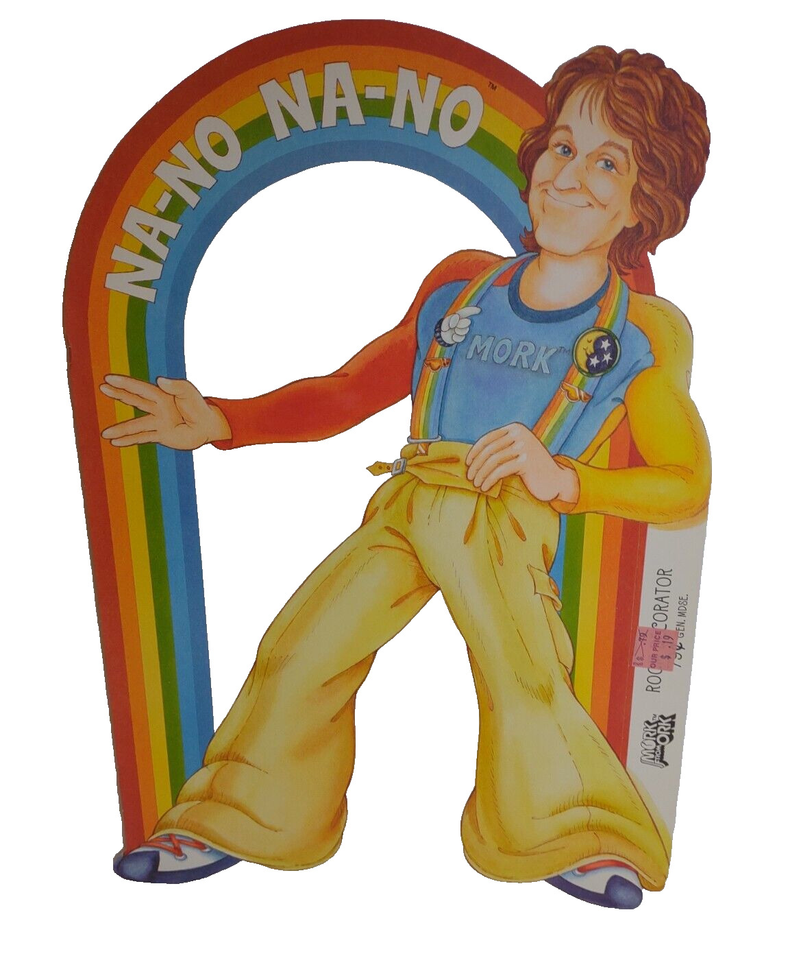 #01 Robin Williams Mork From Ork 1979 Original Diecut Wall Artwork ...