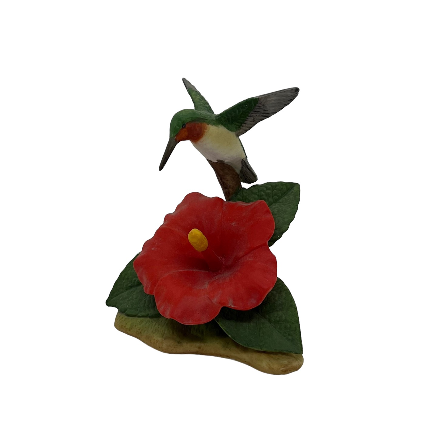 1985 Andrea By Sadek Hummingbird Porcelain Figurine 7342