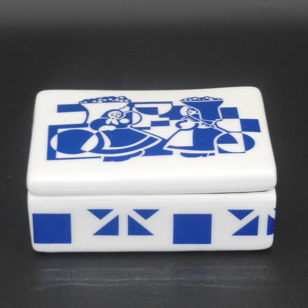 #01 GALOS Deseño Galego, (SPAIN) VINTAGE 2002 PORCELAIN TRINKET ...