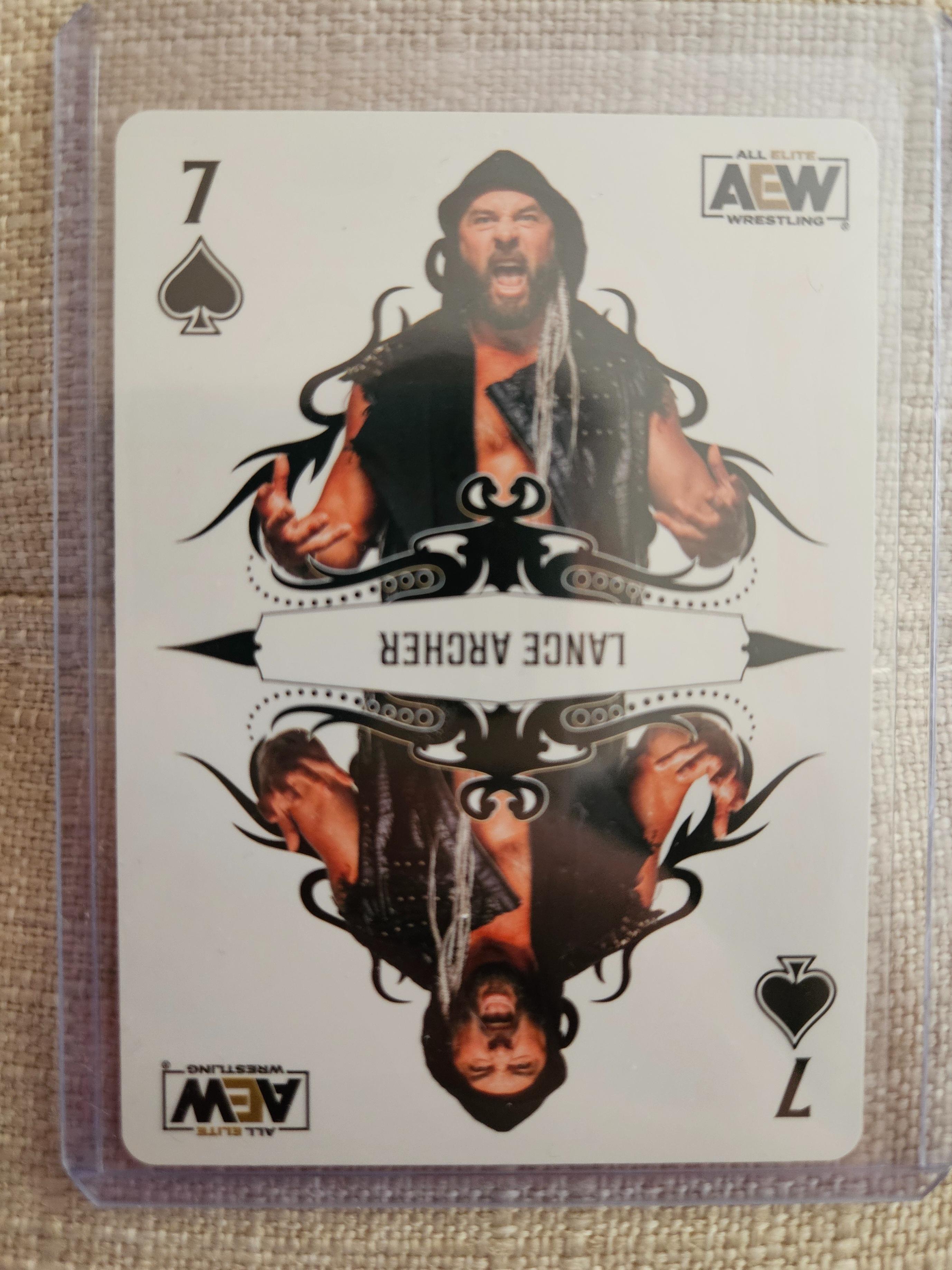 Lance Archer DoN Playing Card 7 Of Spades