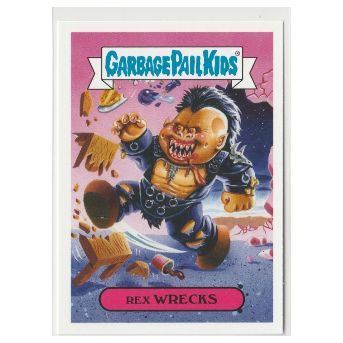 Garbage Pail Kids Rex Wrecks '80s Horror Sticker #11a of 15 2019 Revenge Of Oh, The Horror-ible ...