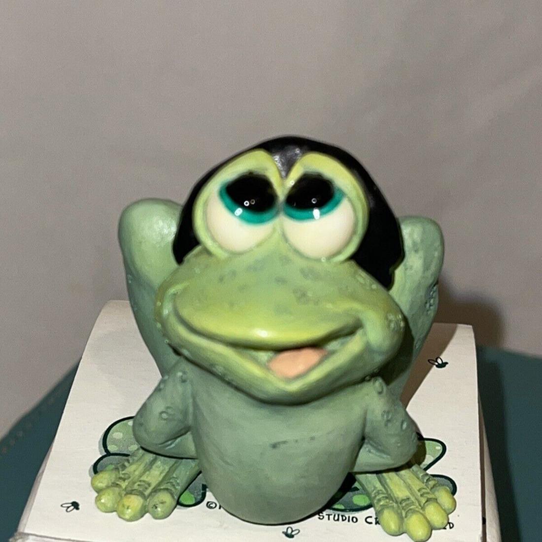 New Old Stock Box Holland 1994 Sprogz Frog Figurine Froggy