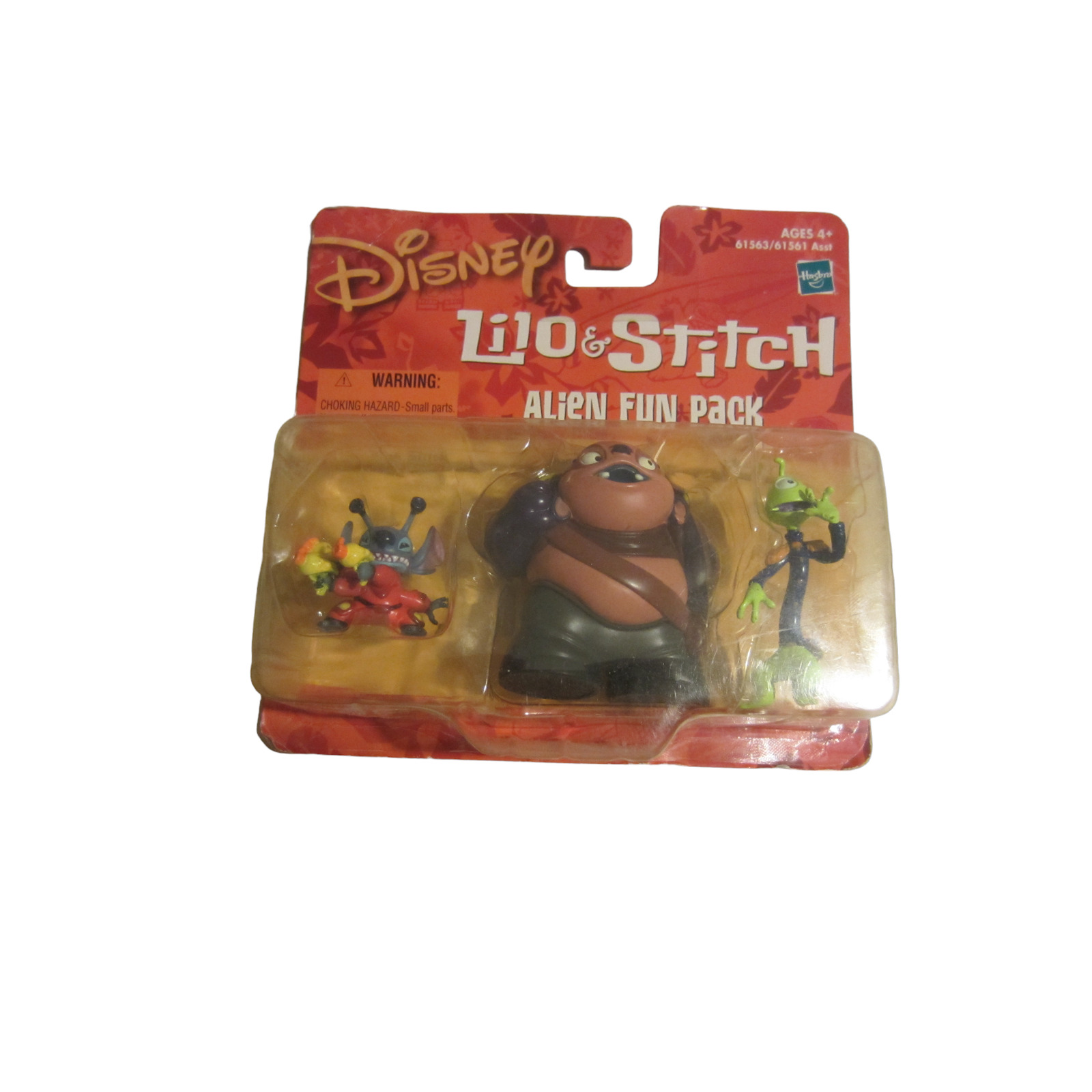2002 Disney Hasbro Lilo & Stitch Alien Fun Pack Figure Set 3 Figures