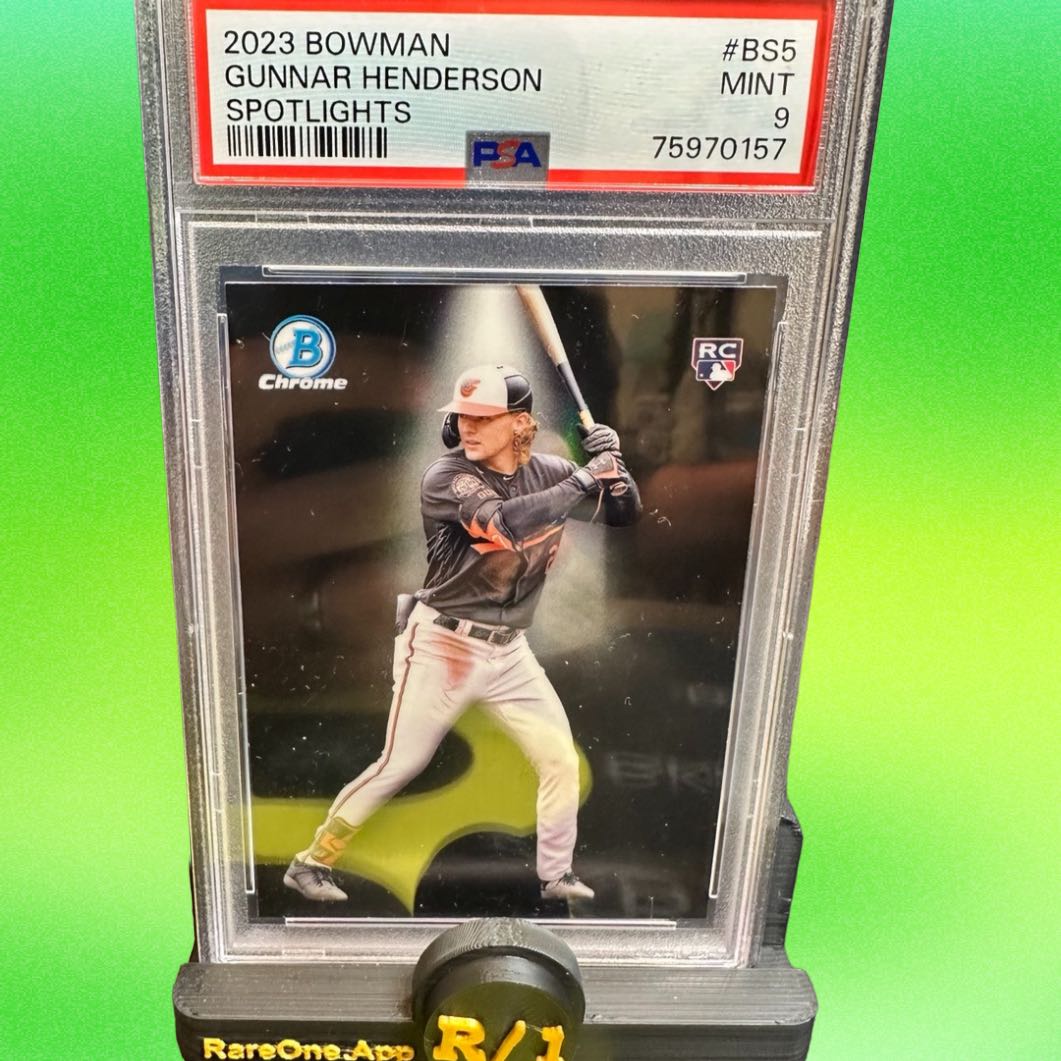 2023 Bowman Spotlight ROY Gunner Henderson PSA 9