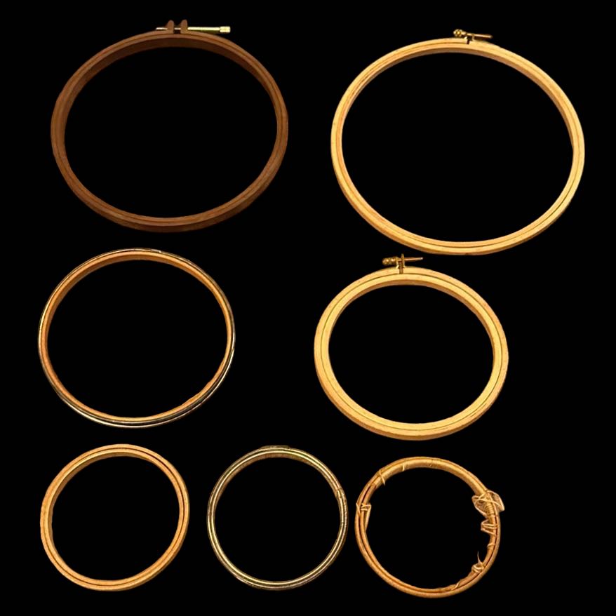 Vintage Sewing Hoops Equipment For Making Patterns. One From ...