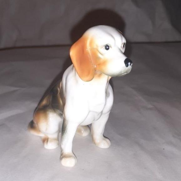 Vintage Ceramic Porcelain Beagle Figurine