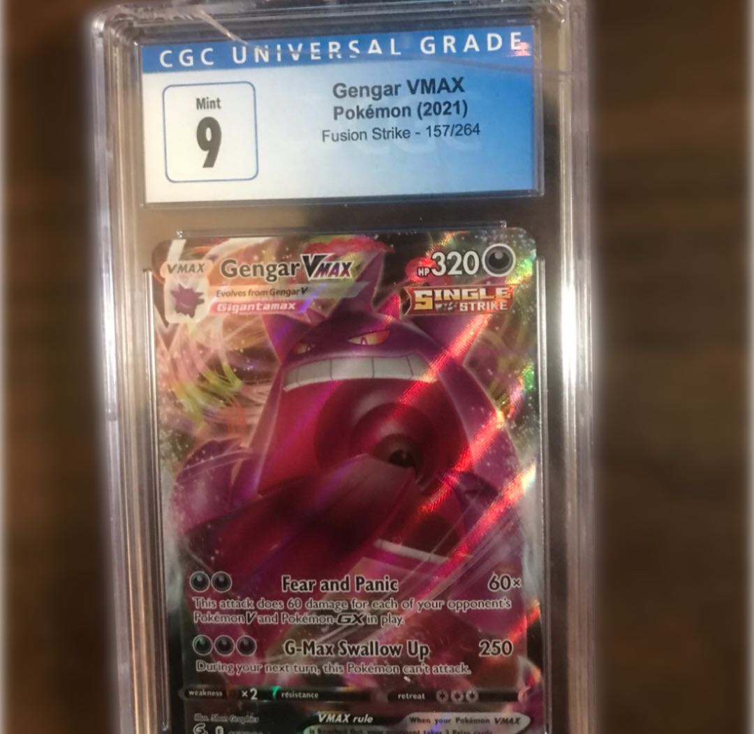 CGC 9 gengar vmax - case crack lower price