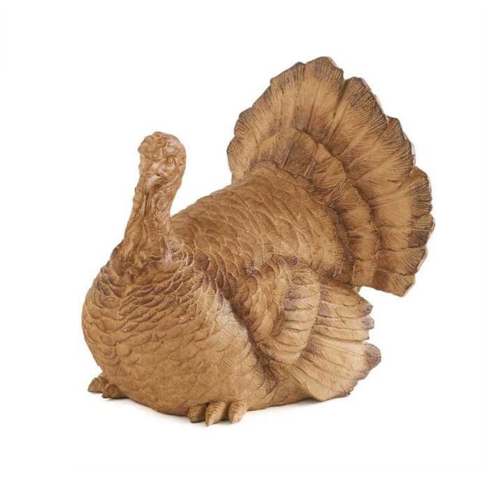 Thanksgiving Turkey Figurine 8 Inches Tall
