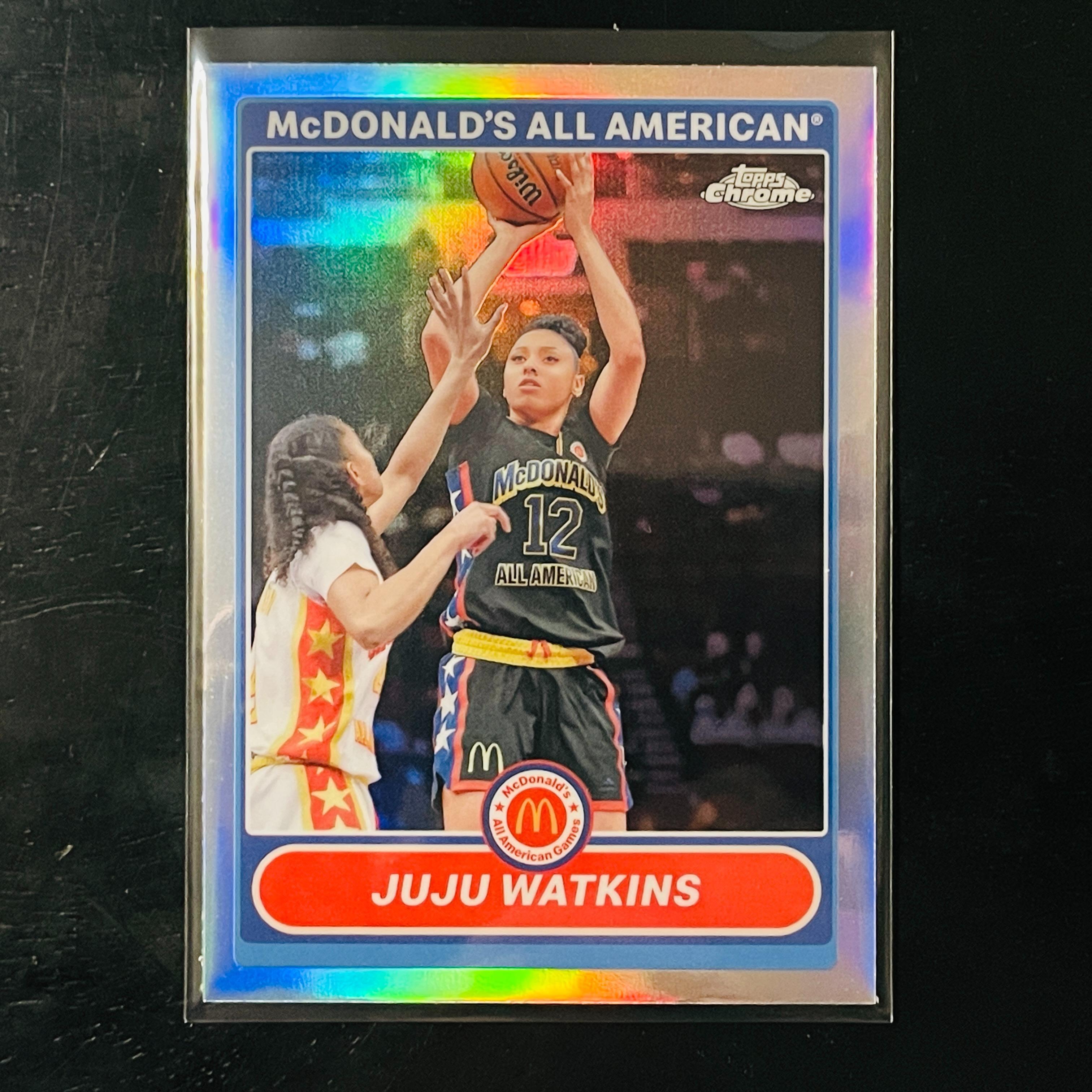 Juju Watkins McDonald's All-American 2023 Topps Chrome Basketball Card