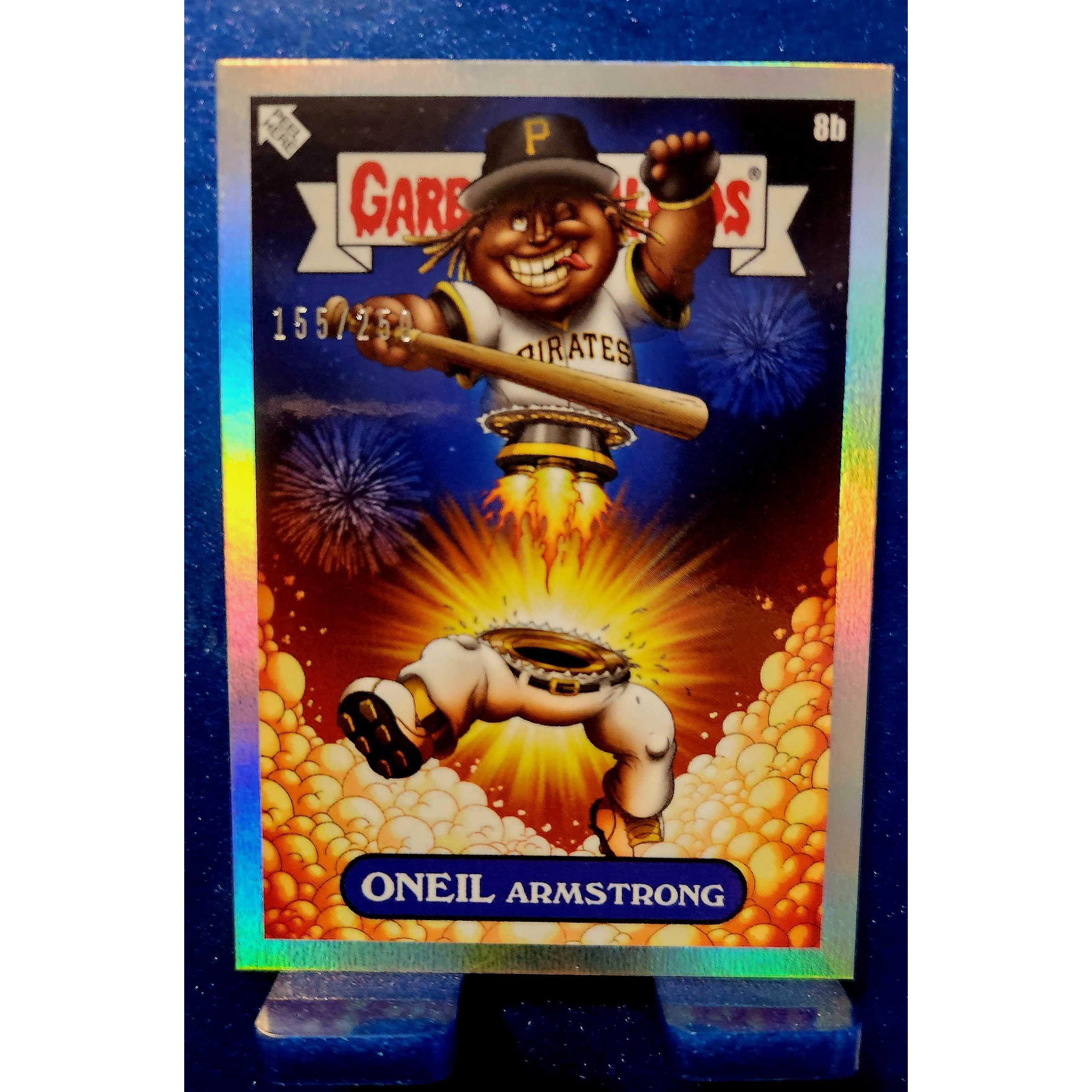 Garbage Pail Kids O'Neil Armstrong Exploding Card #8b /250