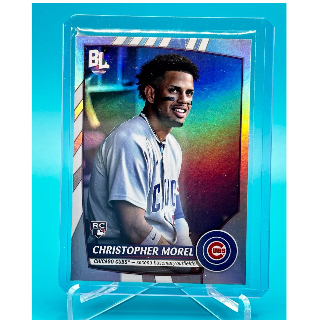 2023 Topps Big League Christopher Morel Silver Foil RC Chicago Cubs