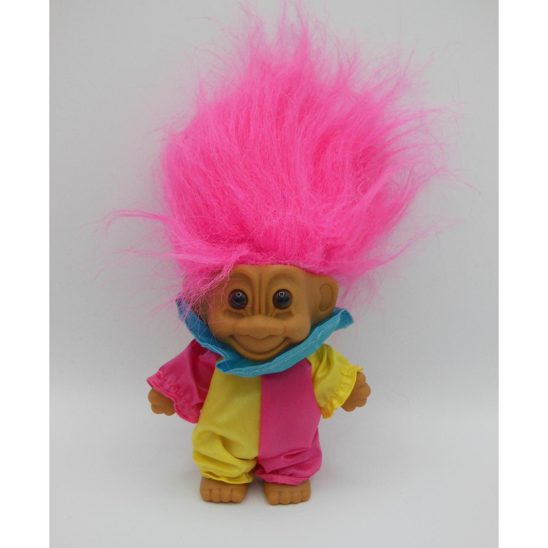 RUSS 5" Pink Hair CLOWN TROLL