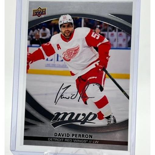 David Perron 2023-2024 Upper Deck MVP Hockey Silver Script SP Detroit ...