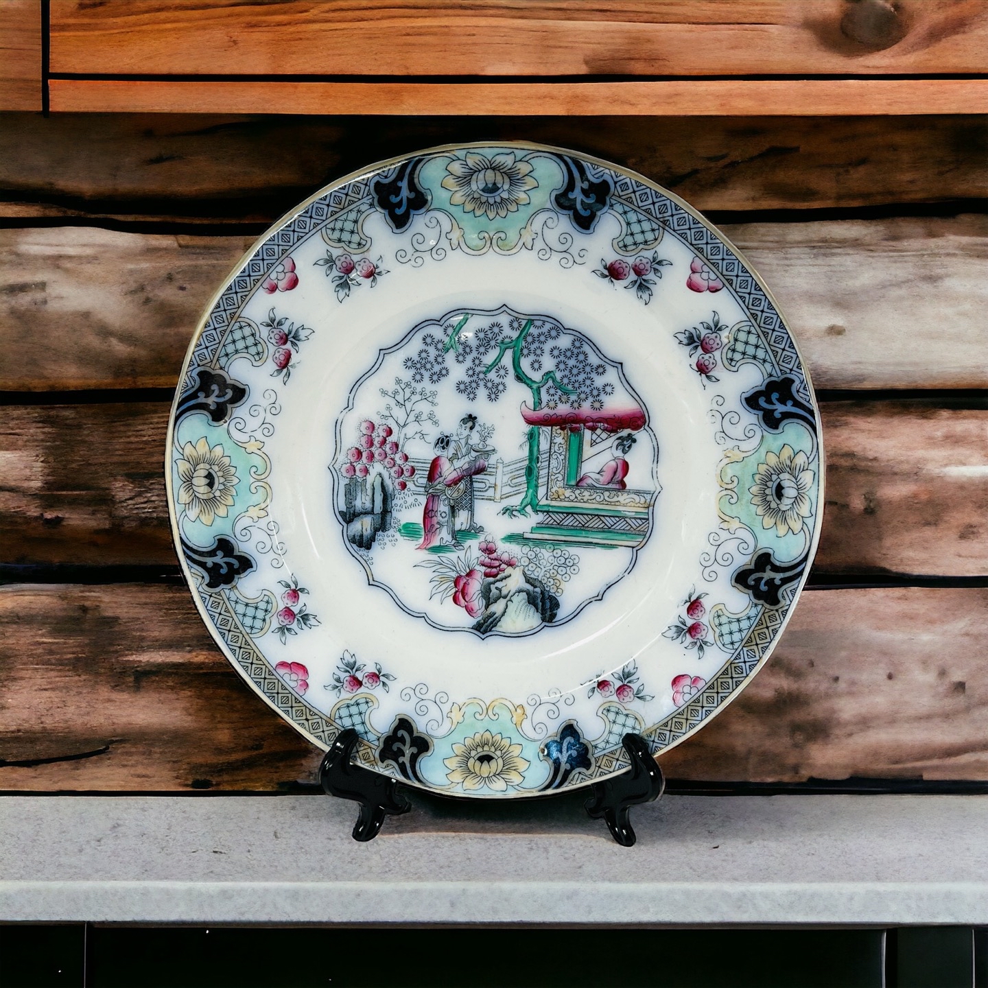 Antique Petrus Regout Maastrich Canton Asian Pattern Chinoiserie ...