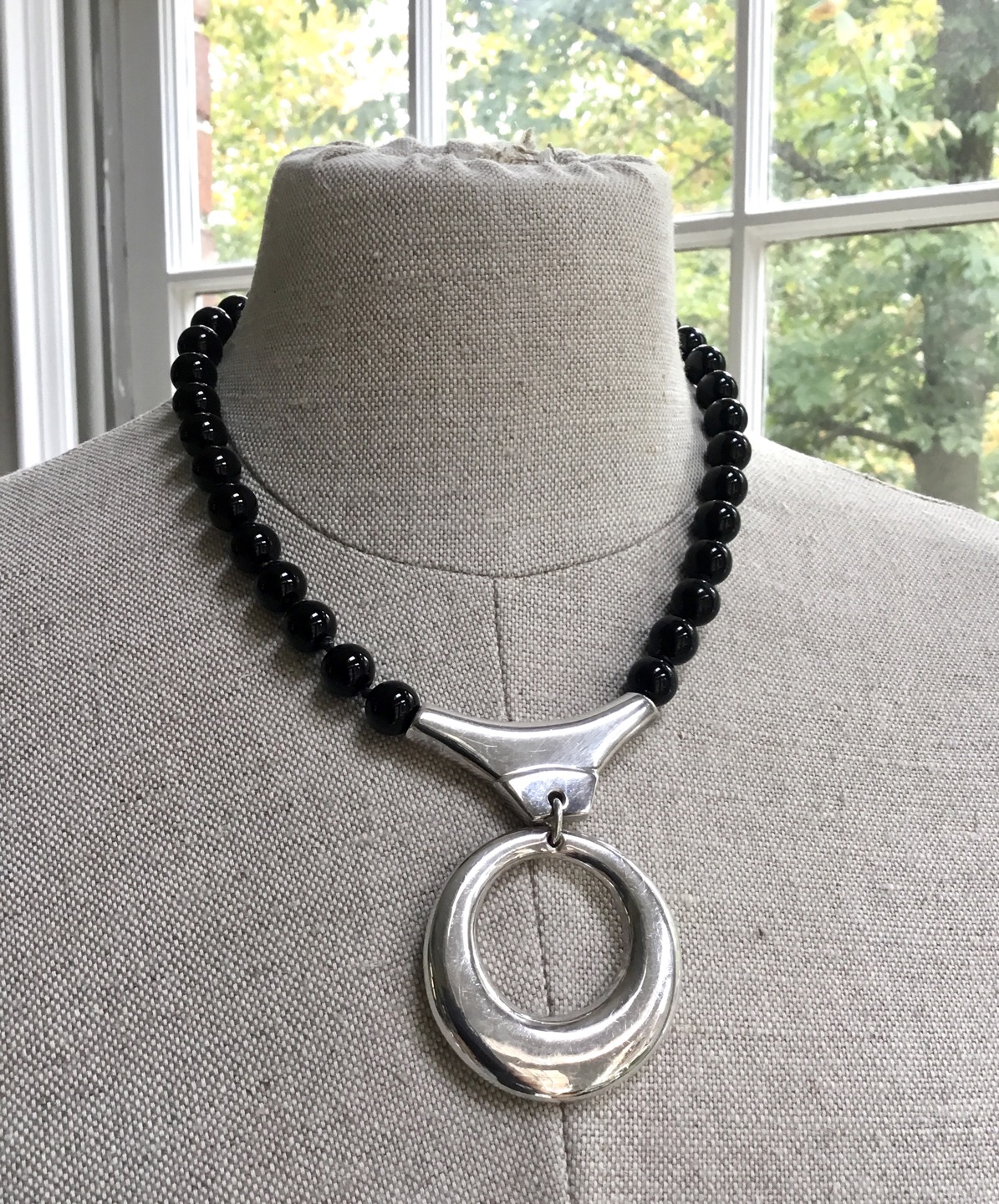 Simon Sebbag Silver And Black Necklace