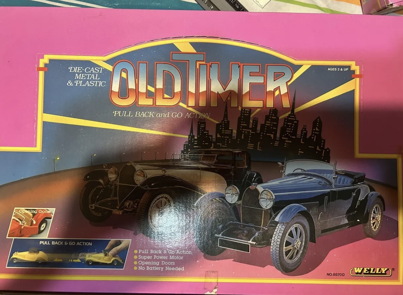 RARE. Welly Old Timer Die-cast Metal And Plastic “New Old Stock”