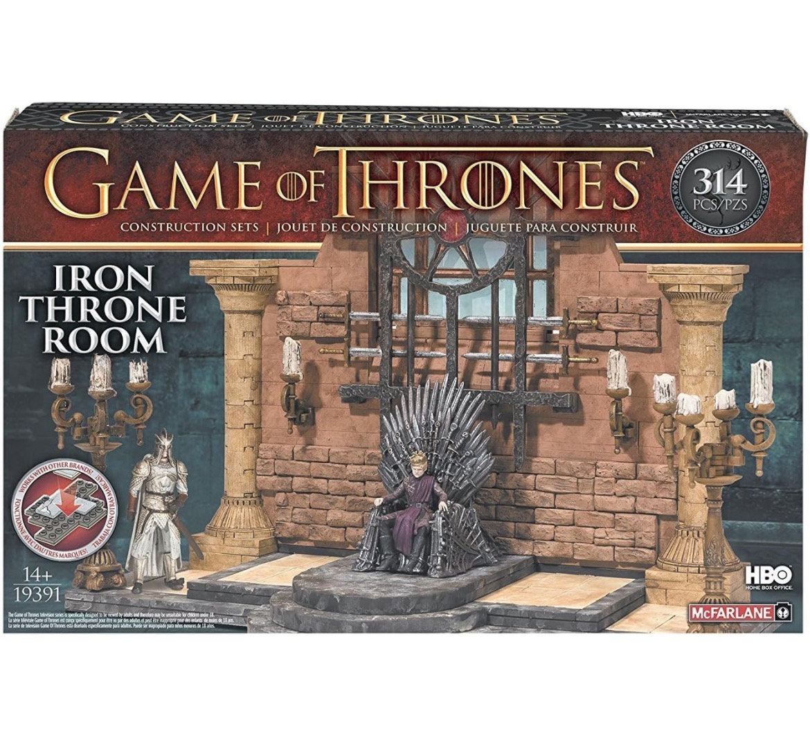 McFarlane Toys Game of Thrones Iron Throne Room Construction Set