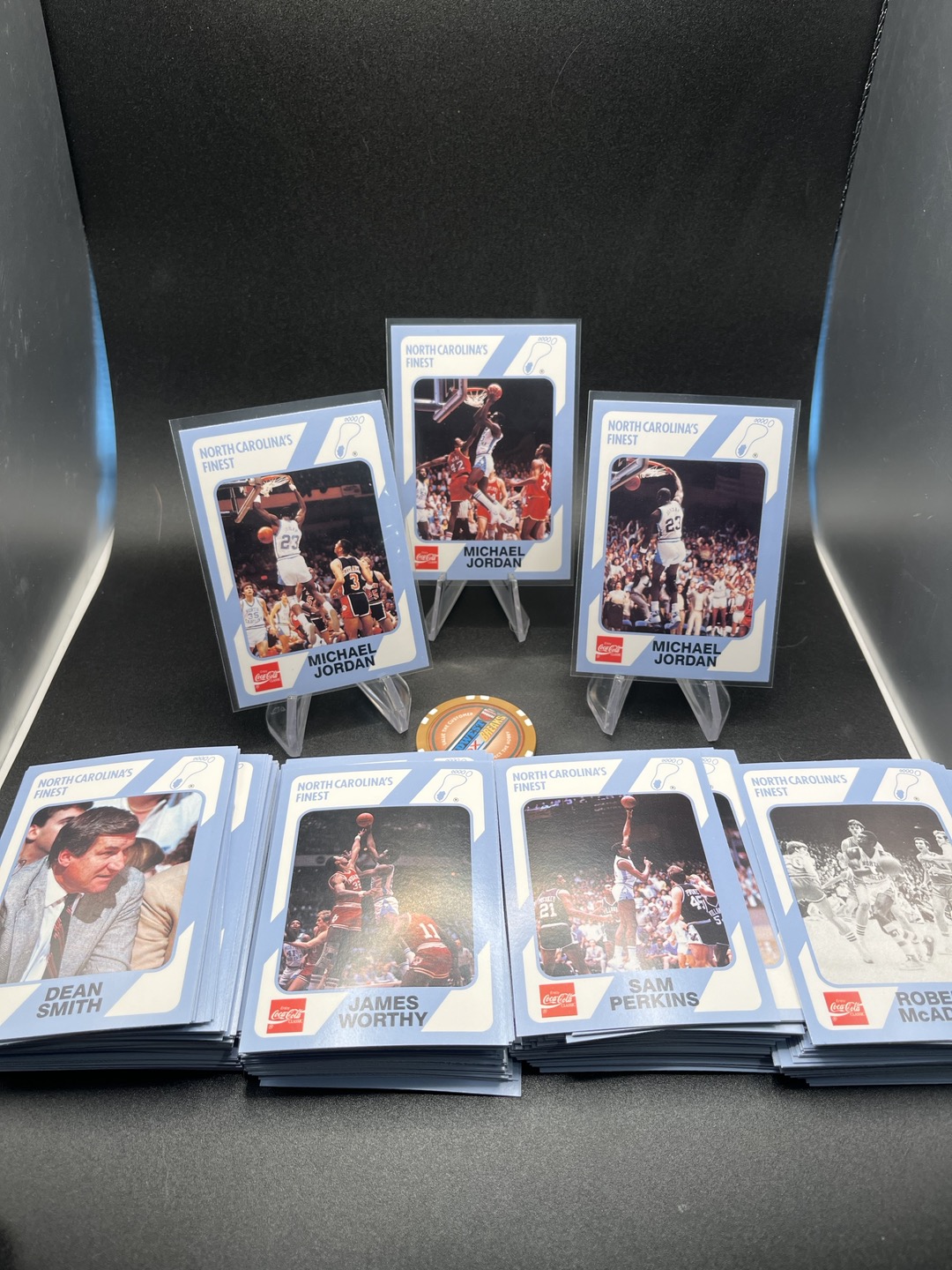 140+ UNC 1989 Collegiate Cards W/Michael Jordan