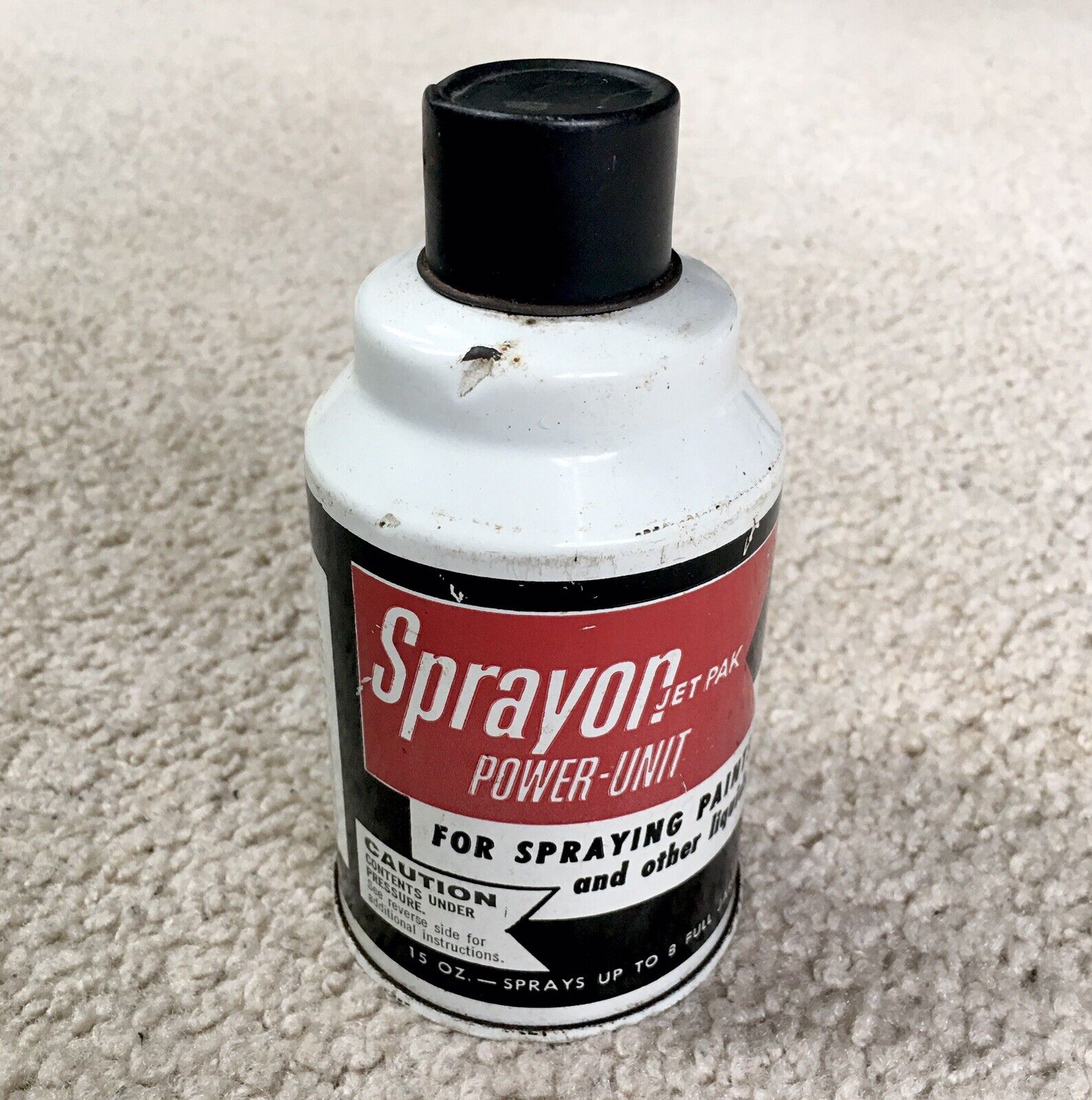 Vintage 1970s SPRAYON JET-PAK POWER UNIT w/ Contents - Sprayon Products ...