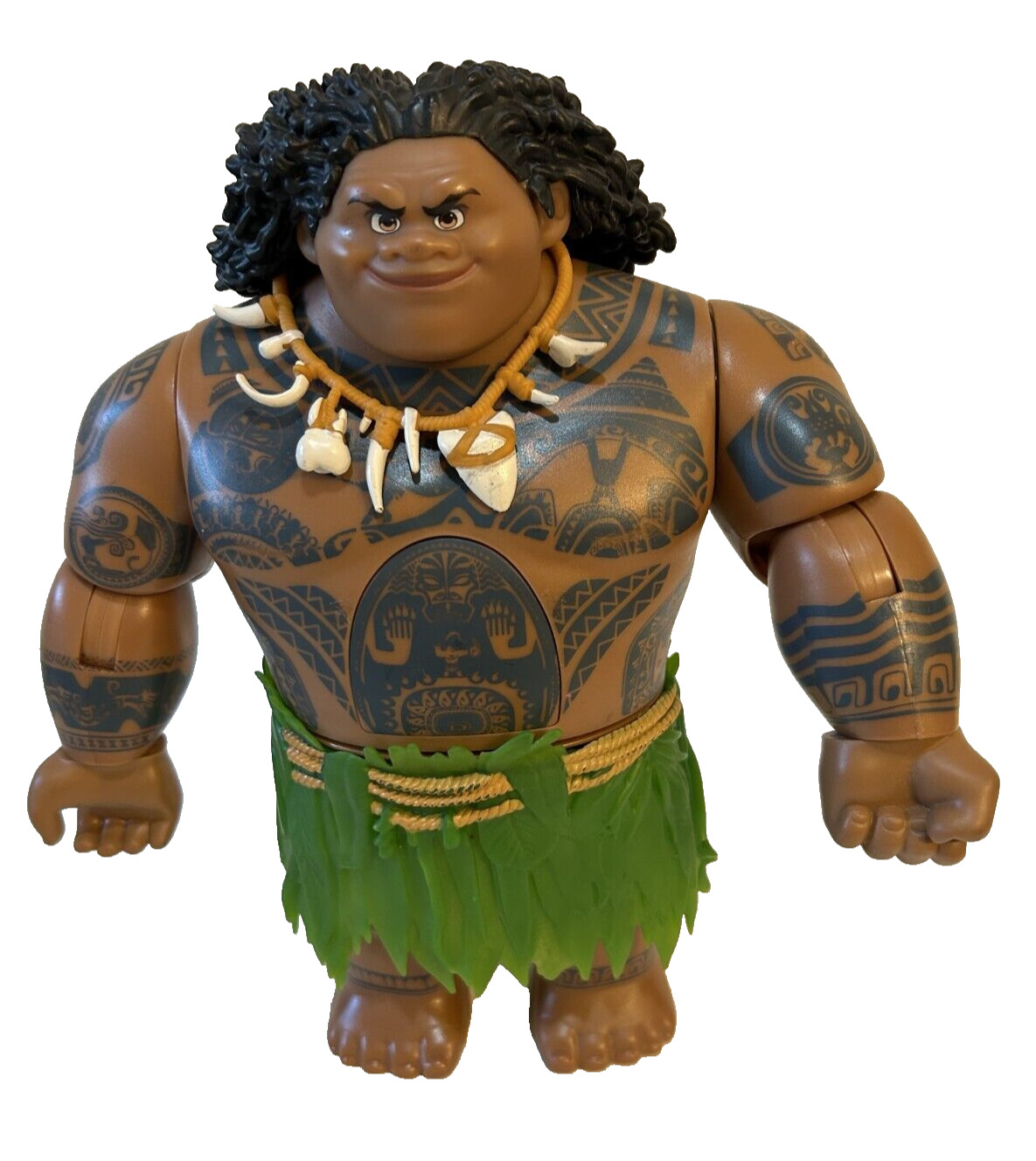 2015 Hasbro Disney Moana Maui Action Figure Doll 11” w/Skirt *No Hook ...