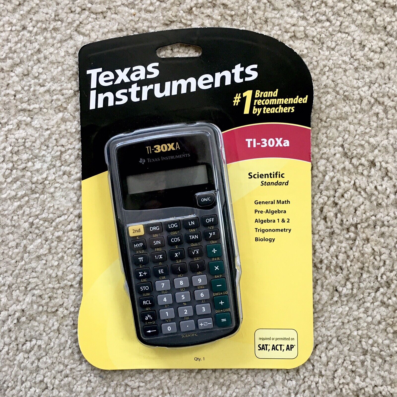 Texas Instruments TI-30Xa Scientific Calculator - 10 Digit Display ...
