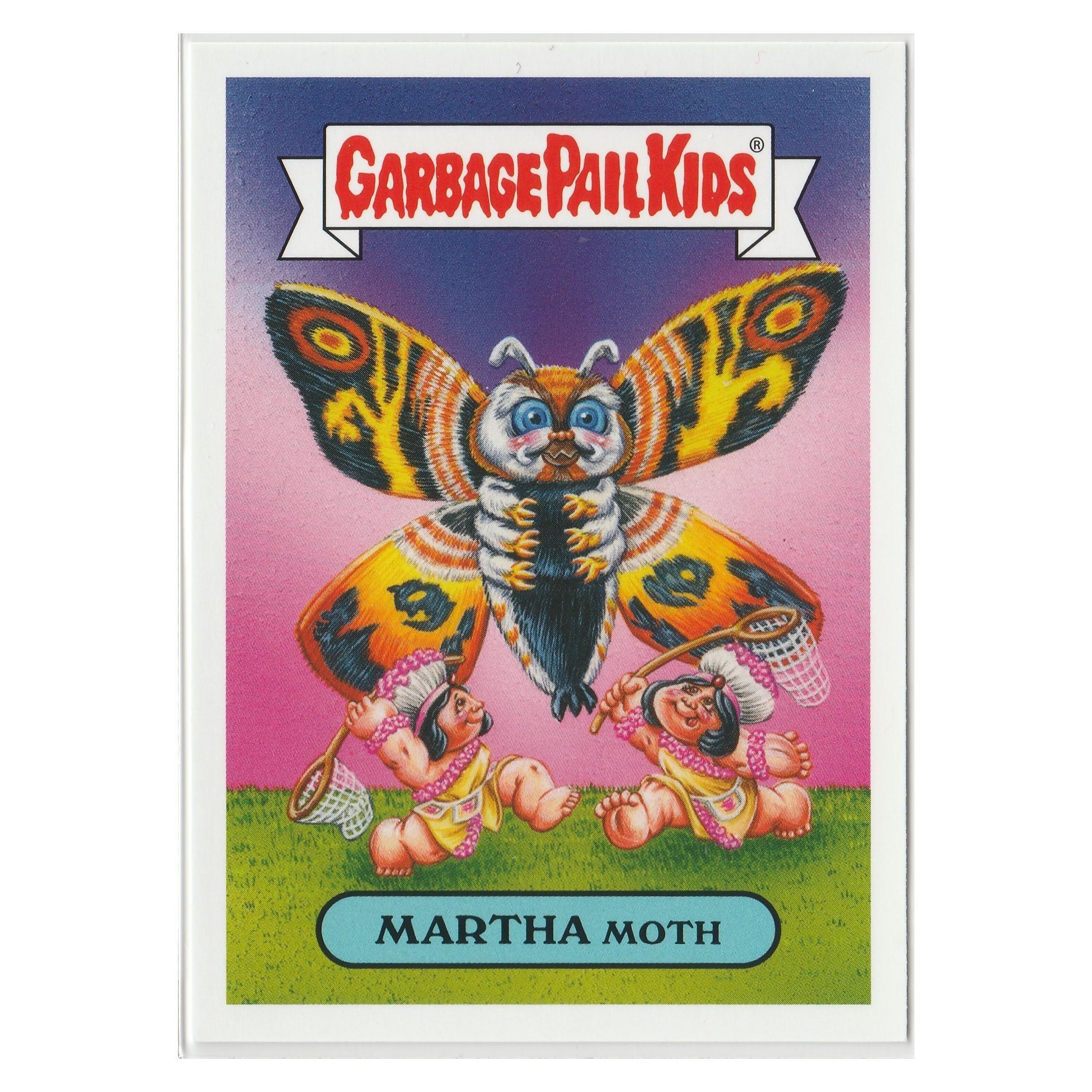 Garbage Pail Kids Martha Moth Retro Horror Sticker #8a of 15 2019 ...