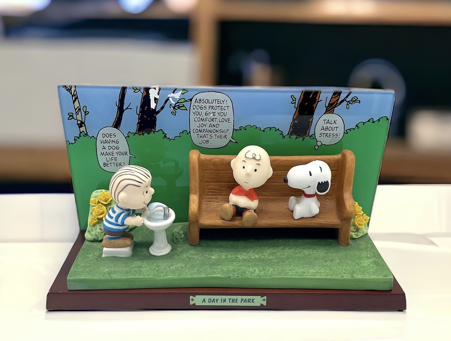 Peanuts Limited Edition ~ A Day In The Park ~ Snoopy Charlie Linus ...