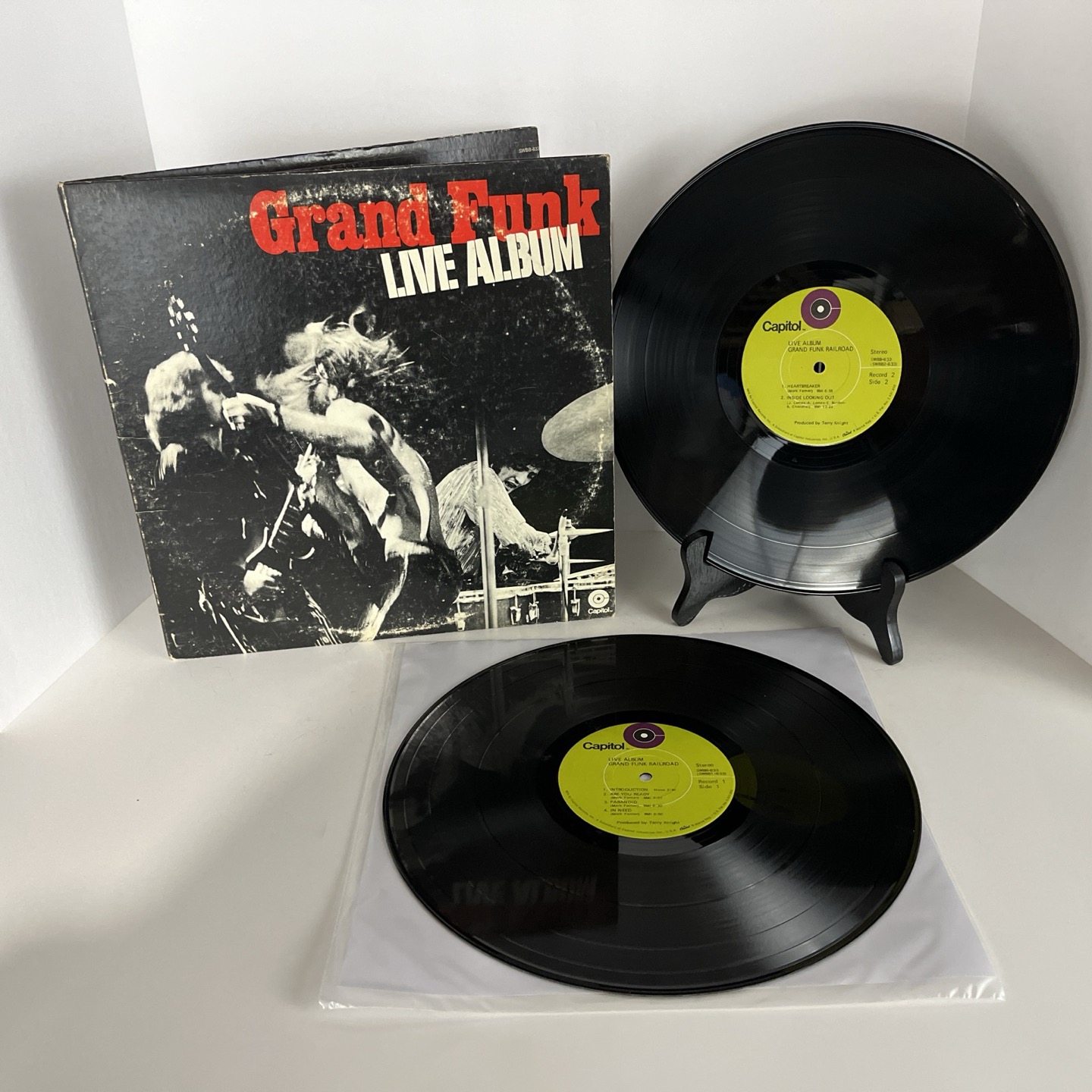 Grand Funk Railroad Live Album Double LP Vinyl Record SWBB-633