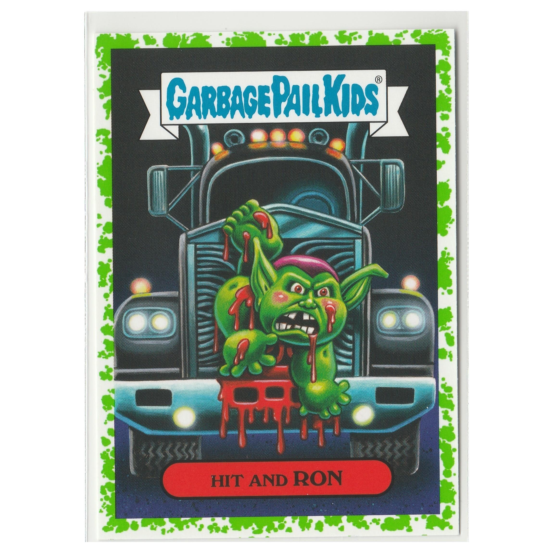 Garbage Pail Kids Hit and Ron '80s Horror Sticker #9b Green Puke Border ...