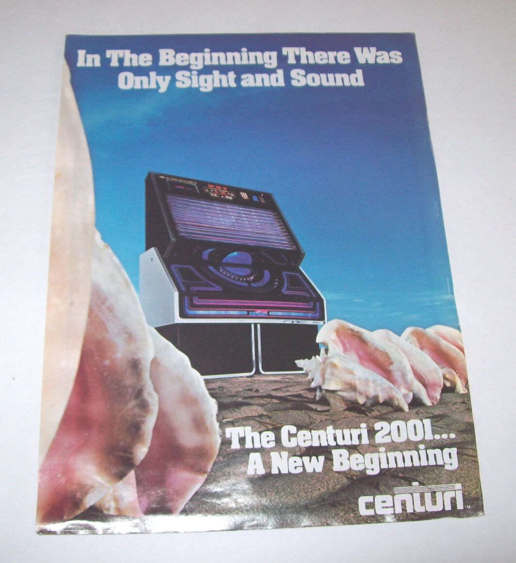 Centuri Jukebox Magazine AD Vintage 1981 10" X 13.5" Phonograph Artwork