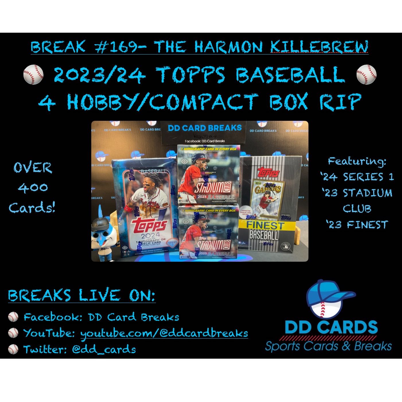 Boston Red Sox - 2023 & 2024 Topps Baseball (4) Hobby/Compact Hobby Box ...