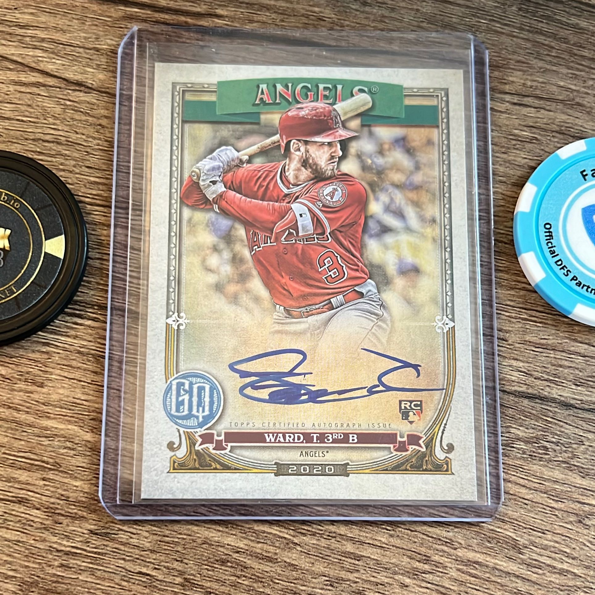 Taylor Ward RC Auto 2020 Gypsy Queen Los Angeles Angels