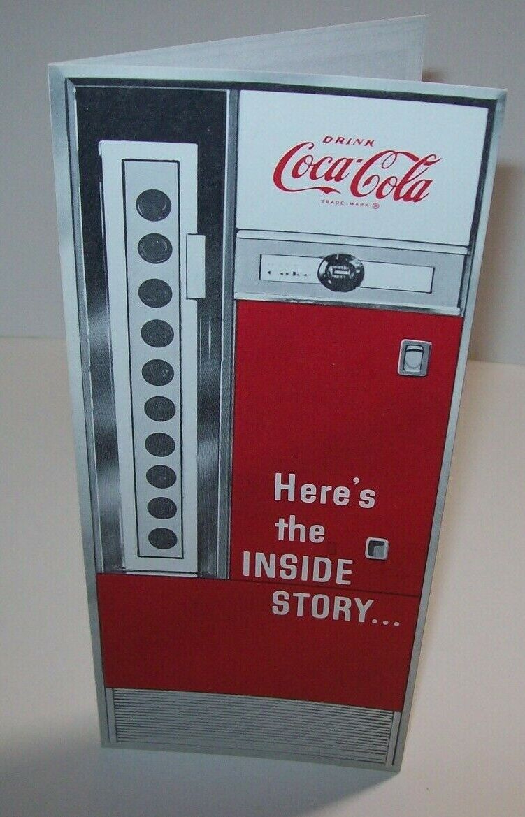 Coca-Cola 1961 Soda Bottle Cooler Brochure Vending Machine Original ...