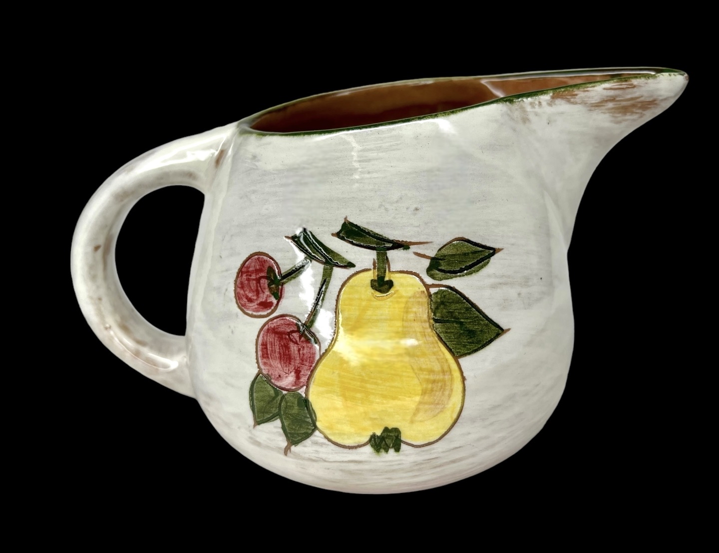 003 Vintage Stangl USA Della Ware Festival Pitcher Creamer Hand Painted ...