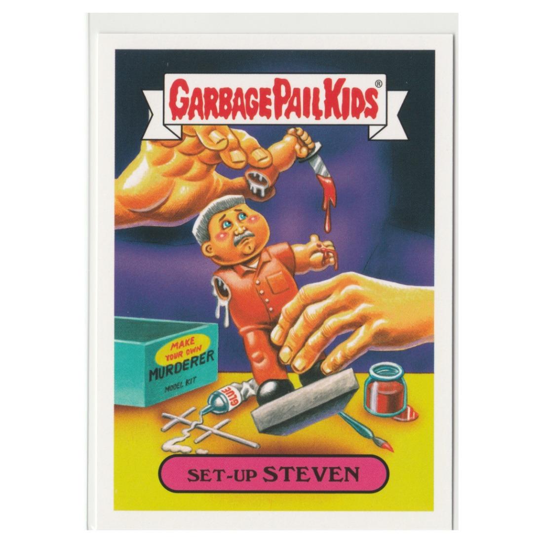 Garbage Pail Kids Set-Up Steven #2b 2016 Prime Slime Trashy TV GPK