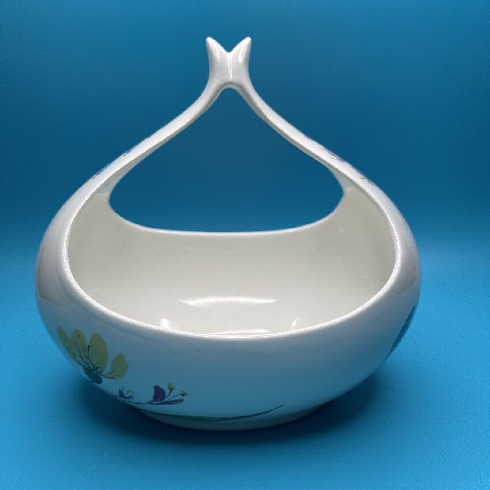 Vintage 50s MCM Hall Hallcraft Floral Bouquet Pattern Gravy Boat ...