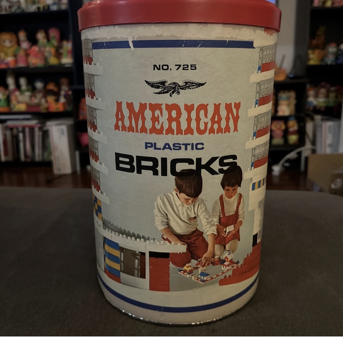 American Plastic Bricks No. 725 + 101 extra pieces 431 total Halsam ...