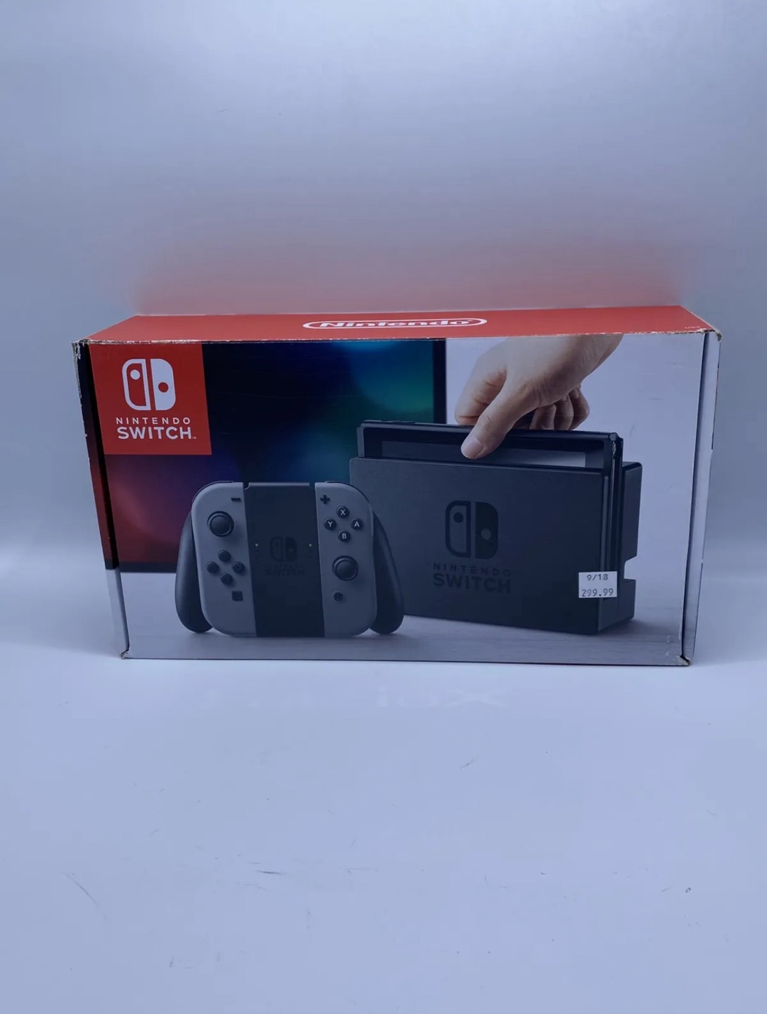 Nintendo Switch Original Grey Joy Con System EMPTY RETAIL BOX W Game Case