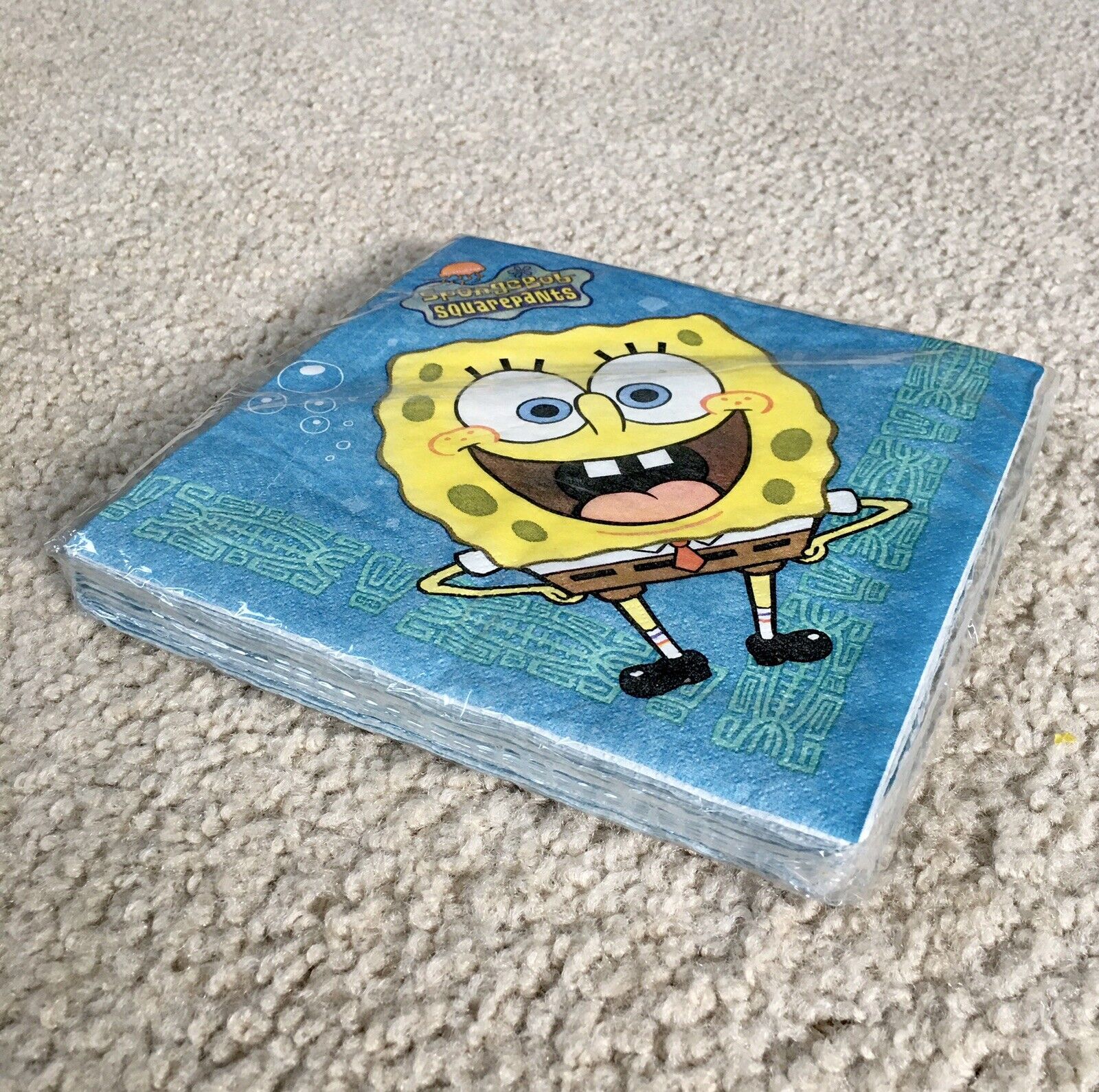 Vintage SpongeBob SquarePants 3-Ply Napkins - DesignWare - Sealed Pack ...
