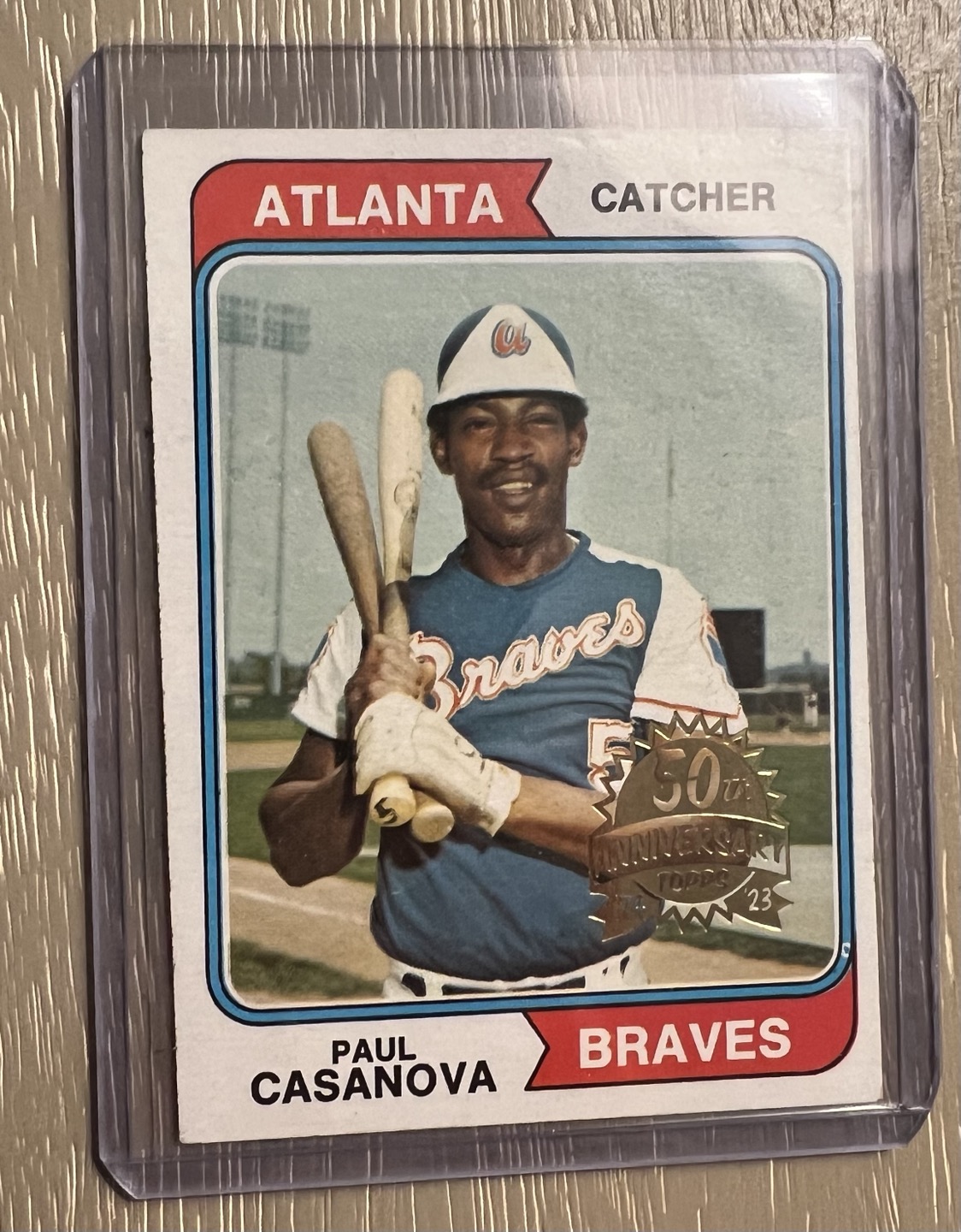 Paul Casanova Heritage 1974 Buyback Atlanta Braves