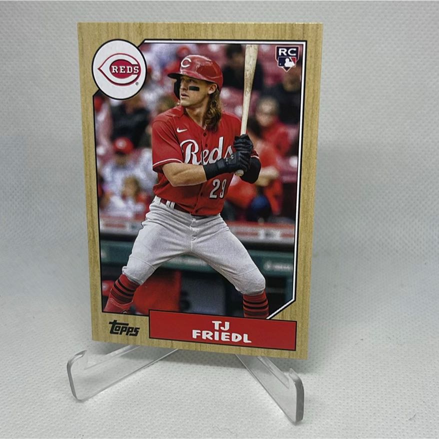 TJ Friedl 2022 Topps Archives 1987 Rookie Cincinnati Reds