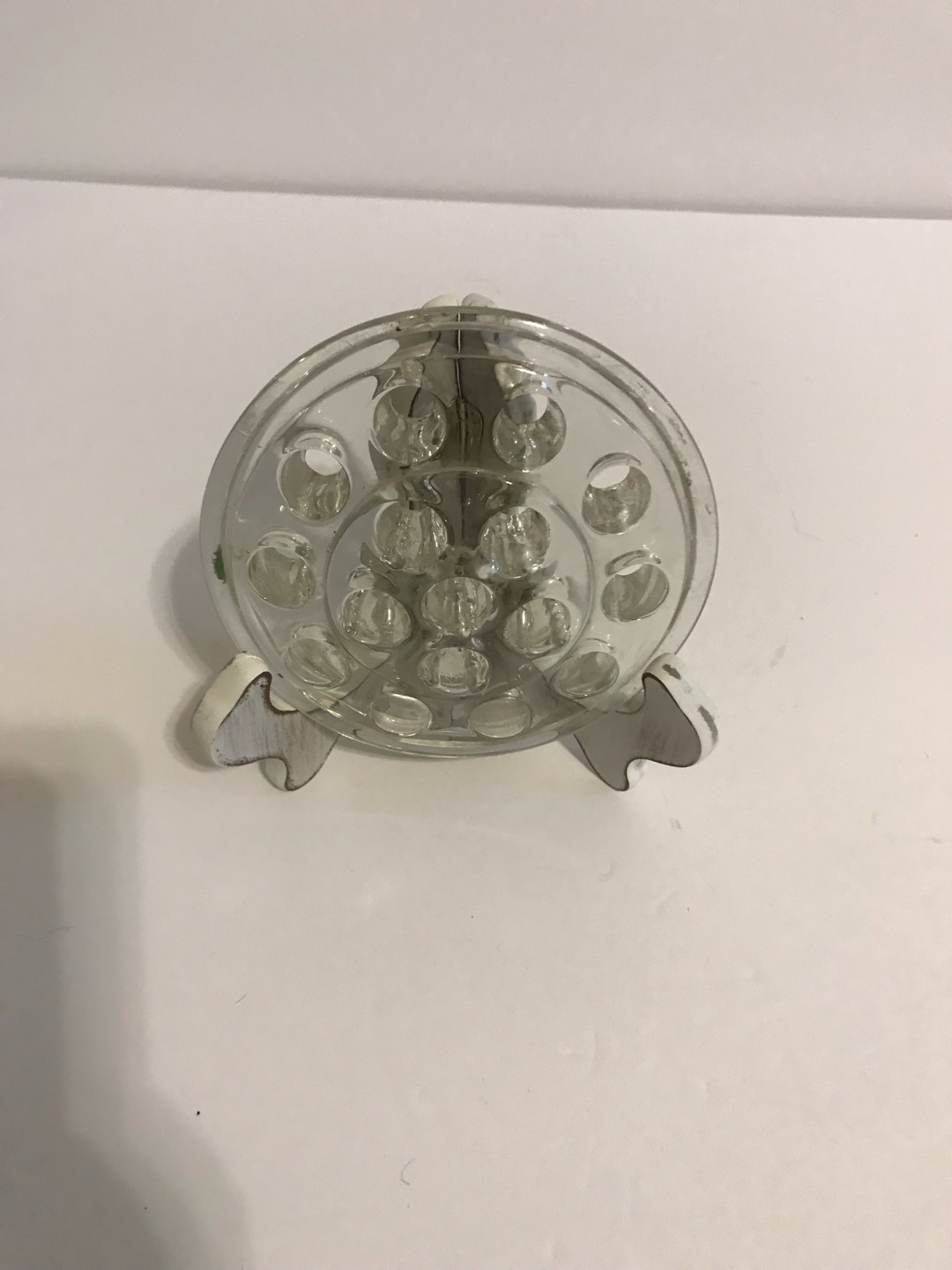 Large Clear Flower Frog