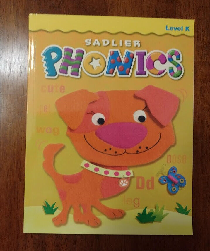 Sadlier Phonics | Level K | Kindergarten | Full Color Workbook | NEW