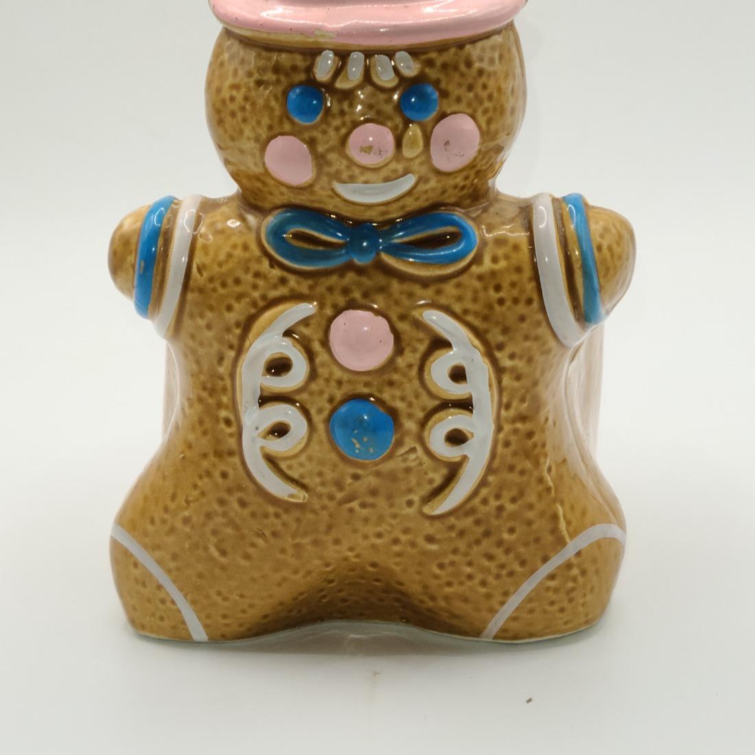 Vintage Gingerbread Man Planter