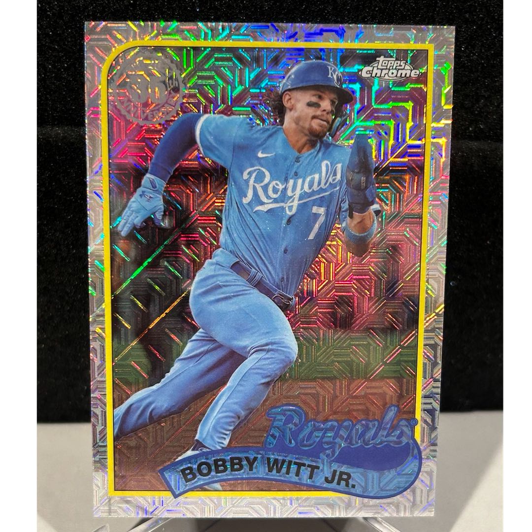 2024 Topps Series 1 Bobby Witt Jr. 1989 Silver Pack Mojo Royals