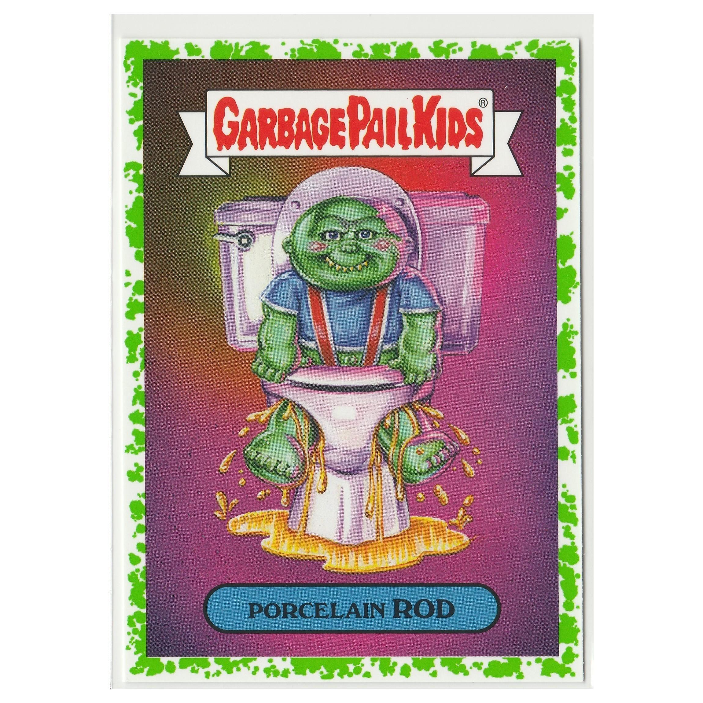 Garbage Pail Kids Porcelain Rod Cult Horror Sticker #7b of 20 Green ...