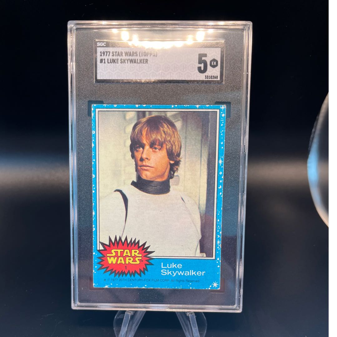 1977 Topps Luke Skywalker #1 SGC 5