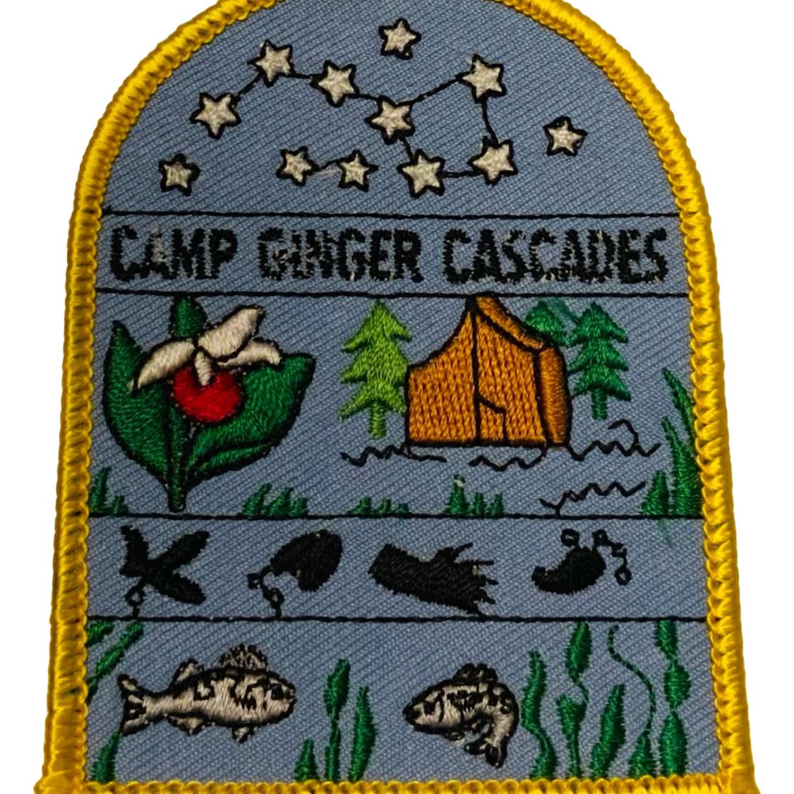 Girls Camp Ginger Cascade Scout Fun patch