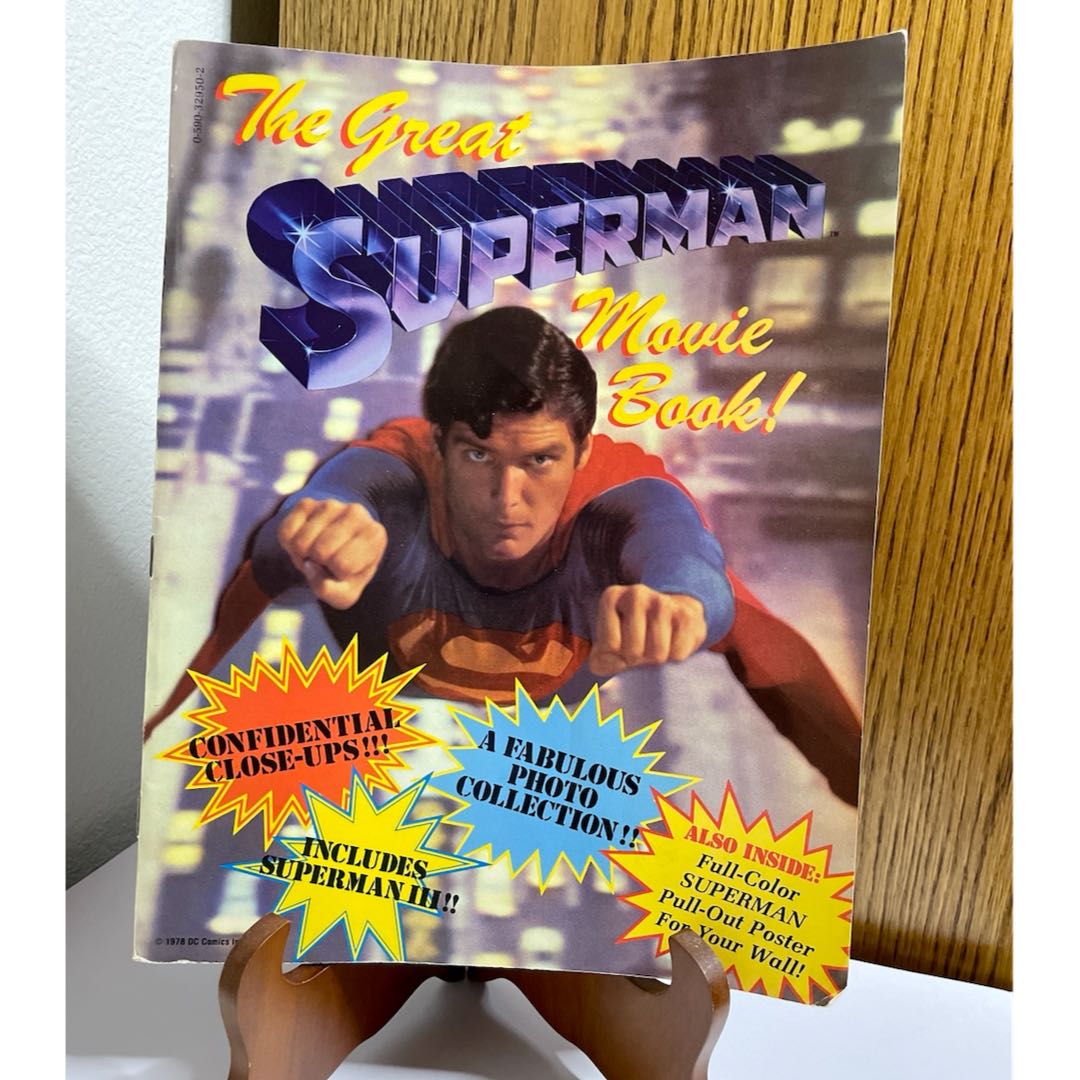 Vintage The Great Superman Movie Book! 1978 DC Comics Inc.